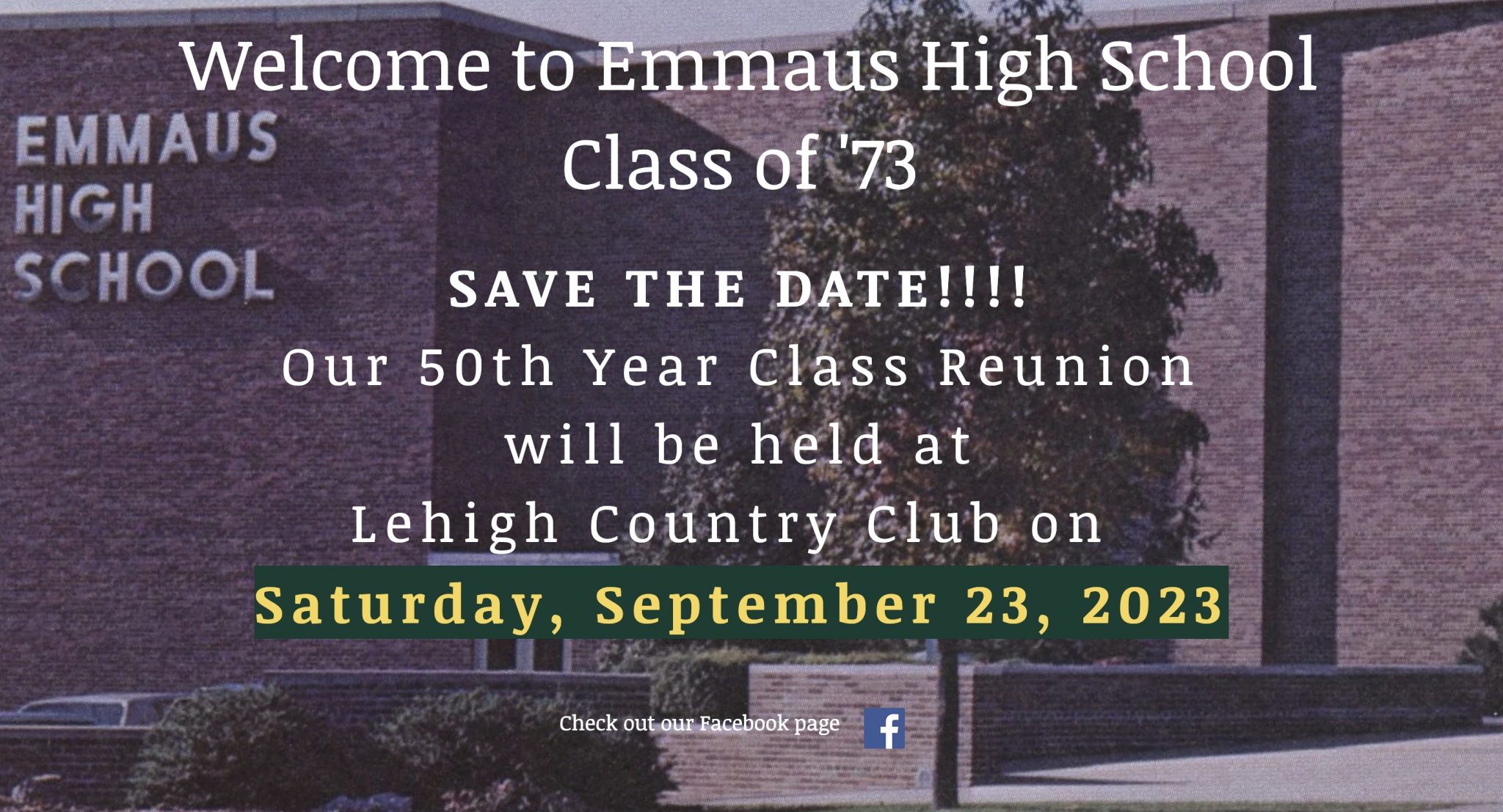 Emmaus High School Class of 1973 Holds 50th Reunion this September ...