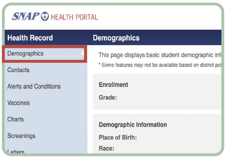 SNAP Health Portal Parent Guide – East Penn School District