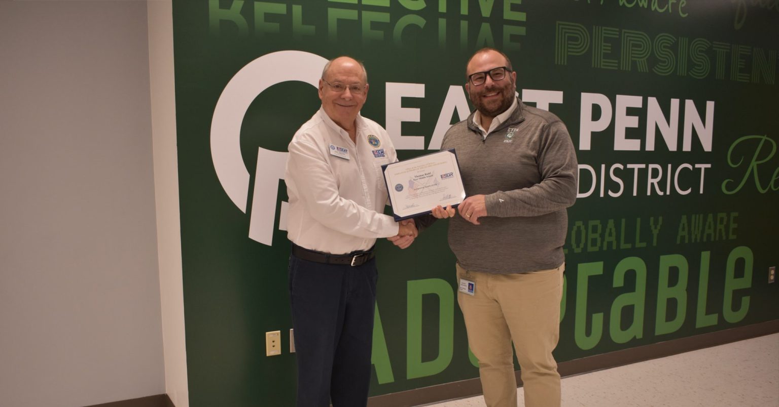 Ruhf Receives ESGR Department of Defense Patriot Award – East Penn ...