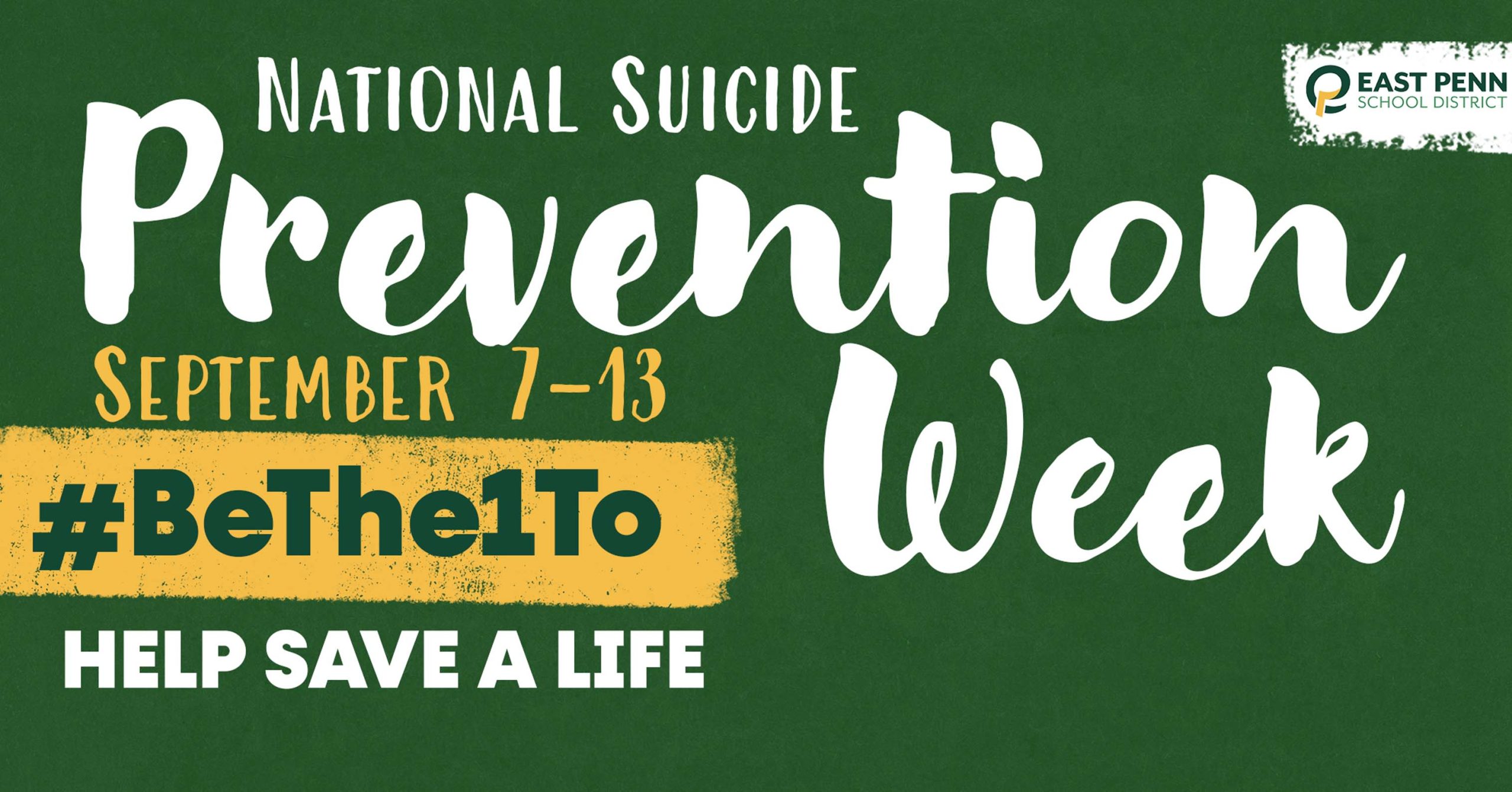 2025 National Suicide Prevention Week – East Penn School District